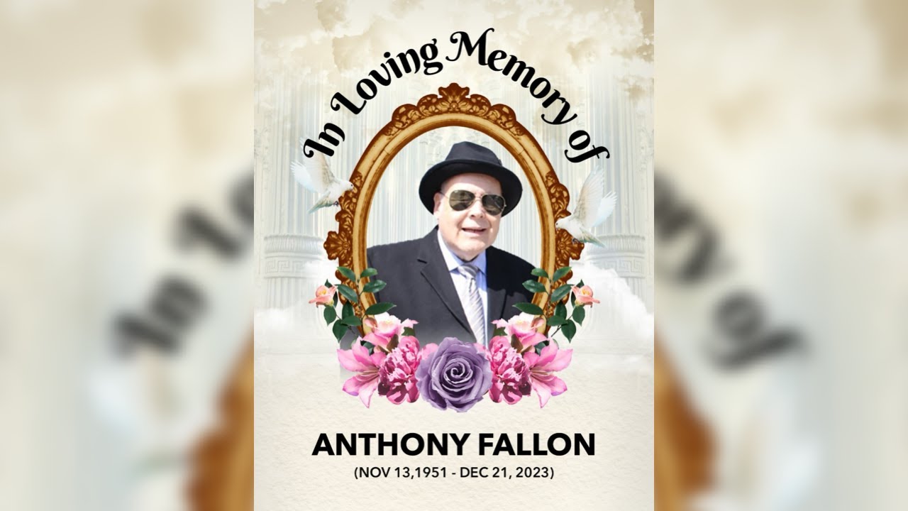 In Loving Memory of Anthony Fallon - YouTube