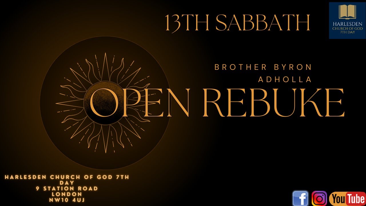 "OPEN REBUKE PART 2: The Example of Ezekiel" SERMON - YouTube