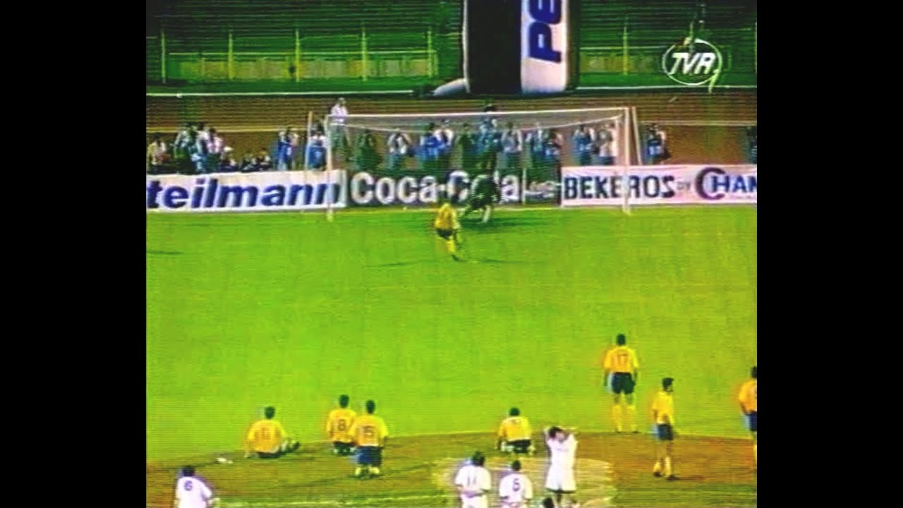 Petrolul-Rapid 6-4 la penalty, finala Cupei Romaniei 1995. Cu Jean Vladoiu, Danut Lupu, Stefan ...