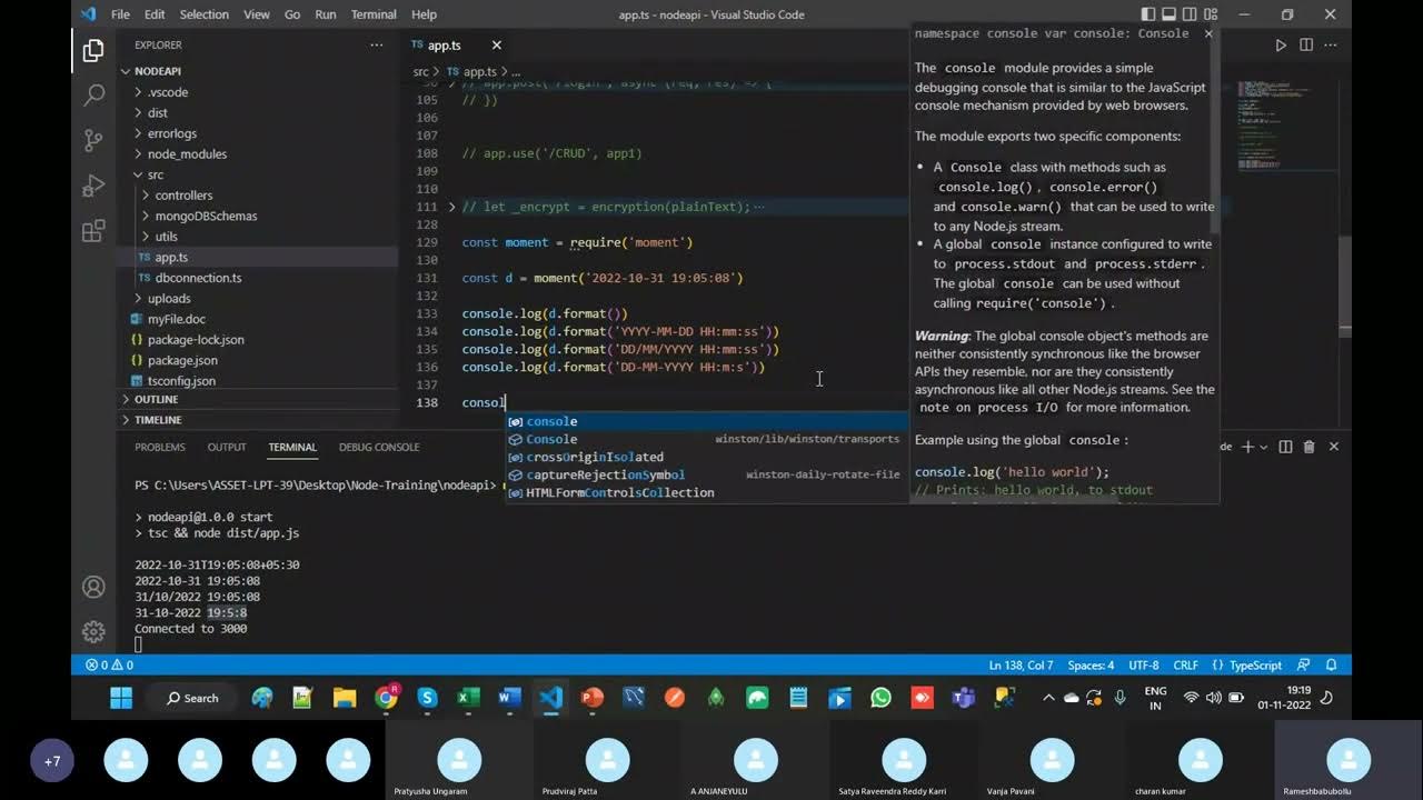 Part 121 Moment npm in Node JS - YouTube