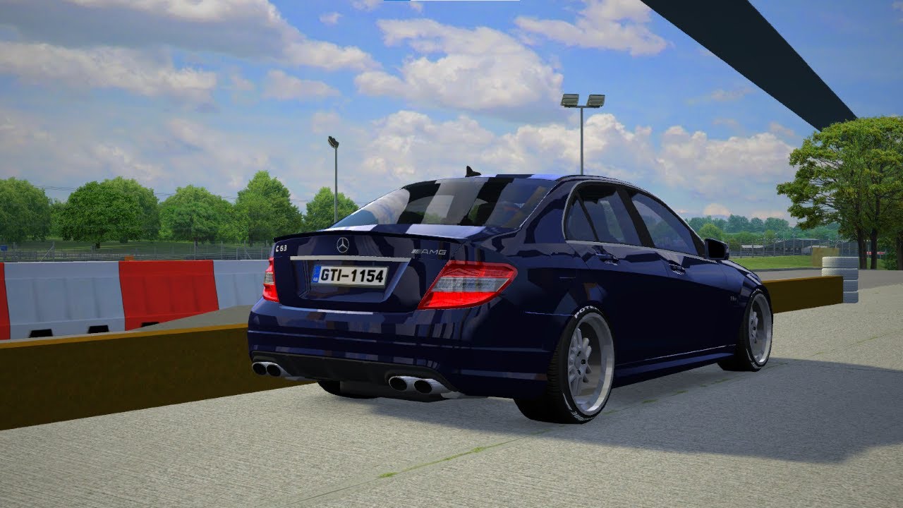 LFS - C63 Supercharger pure sound - YouTube