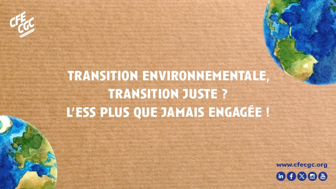 Transition environnementale, transition juste ? L’économie sociale et ...