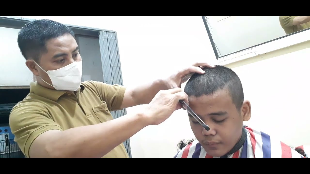 POTONG BOTAK #BUZZCUT# anak SD - YouTube