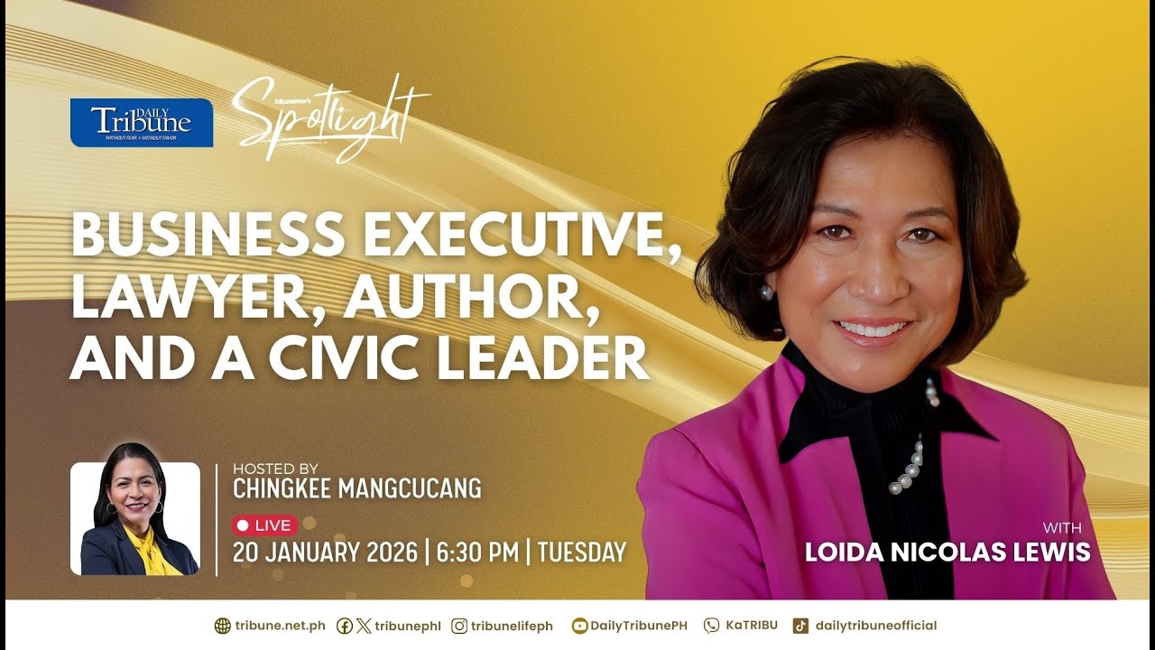 LIVE: Trailblazing Journey of Loida Nicolas Lewis I Spotlight I 20 ...