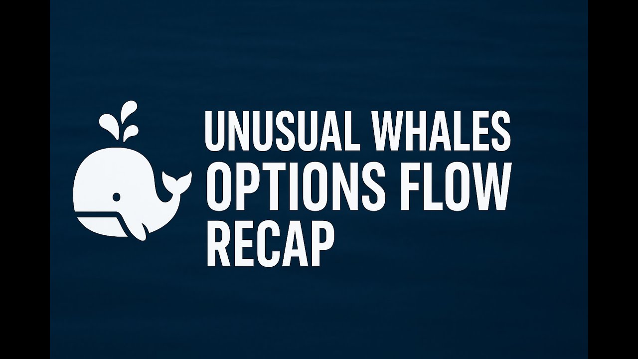 Unusual Whales Flow Recap: GLD +252% & QQQ +226% Whale Moves 🐋 - YouTube