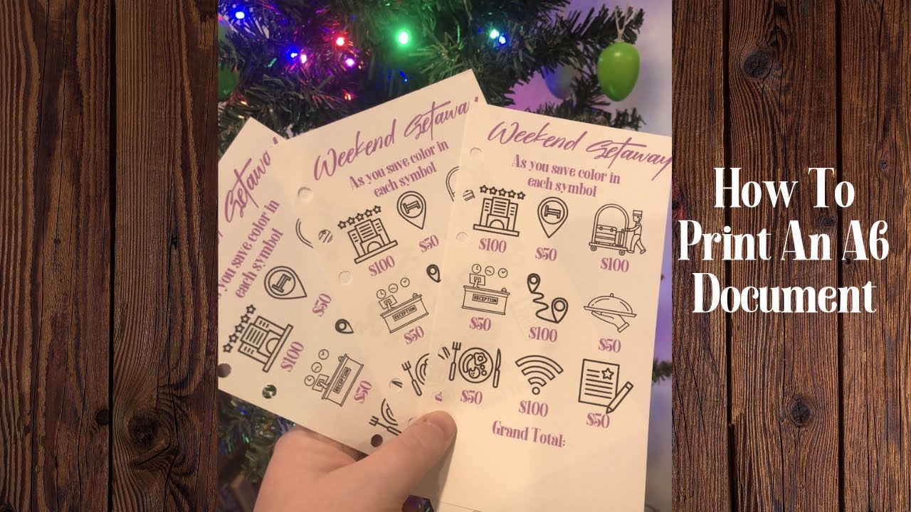 How To Print An A6 Document | HP Envy Pro 6400 series | Update - YouTube