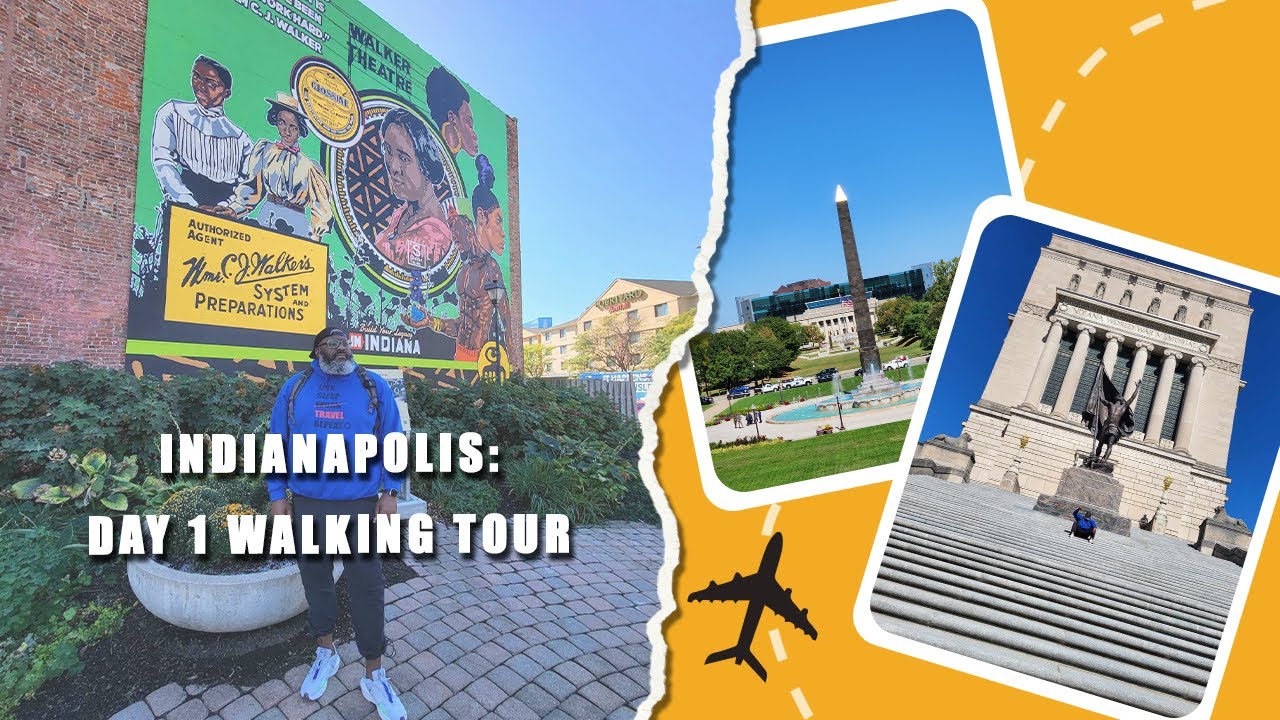 My first time in Indianapolis. 4k Walking tour. - YouTube