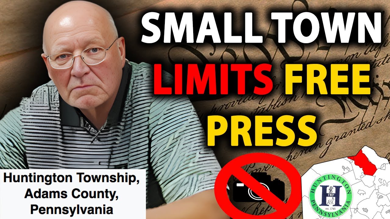 Corrupt Small Town Violates First Amendment! Freedom of Press! - YouTube