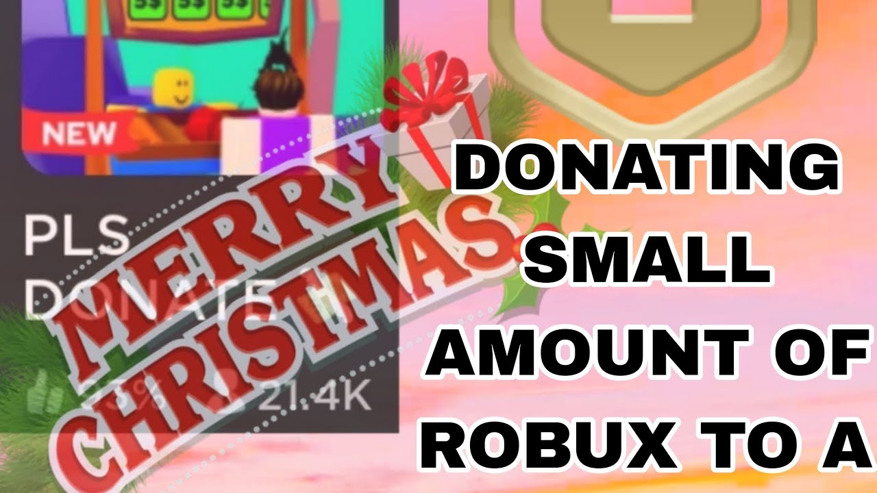 MERRY CHRISTMAS TO ALL GIVING SMALL AMOUNT OF ROBUX TO A RANDOM PLAYER ...