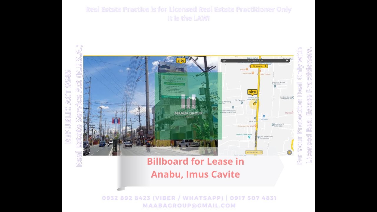 Billboard for Lease in Anabu, Imus, Cavite - YouTube