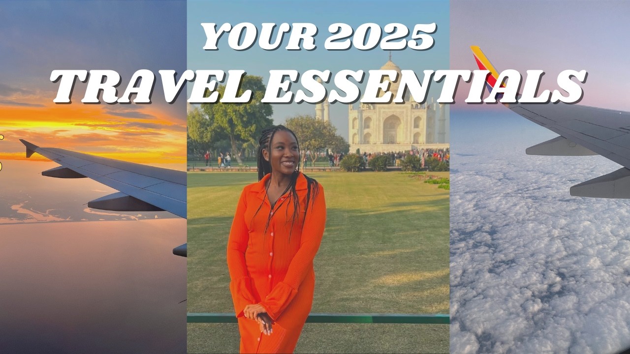 MUST-HAVE 2025 Travel Essentials for More Comfortable Flights - YouTube