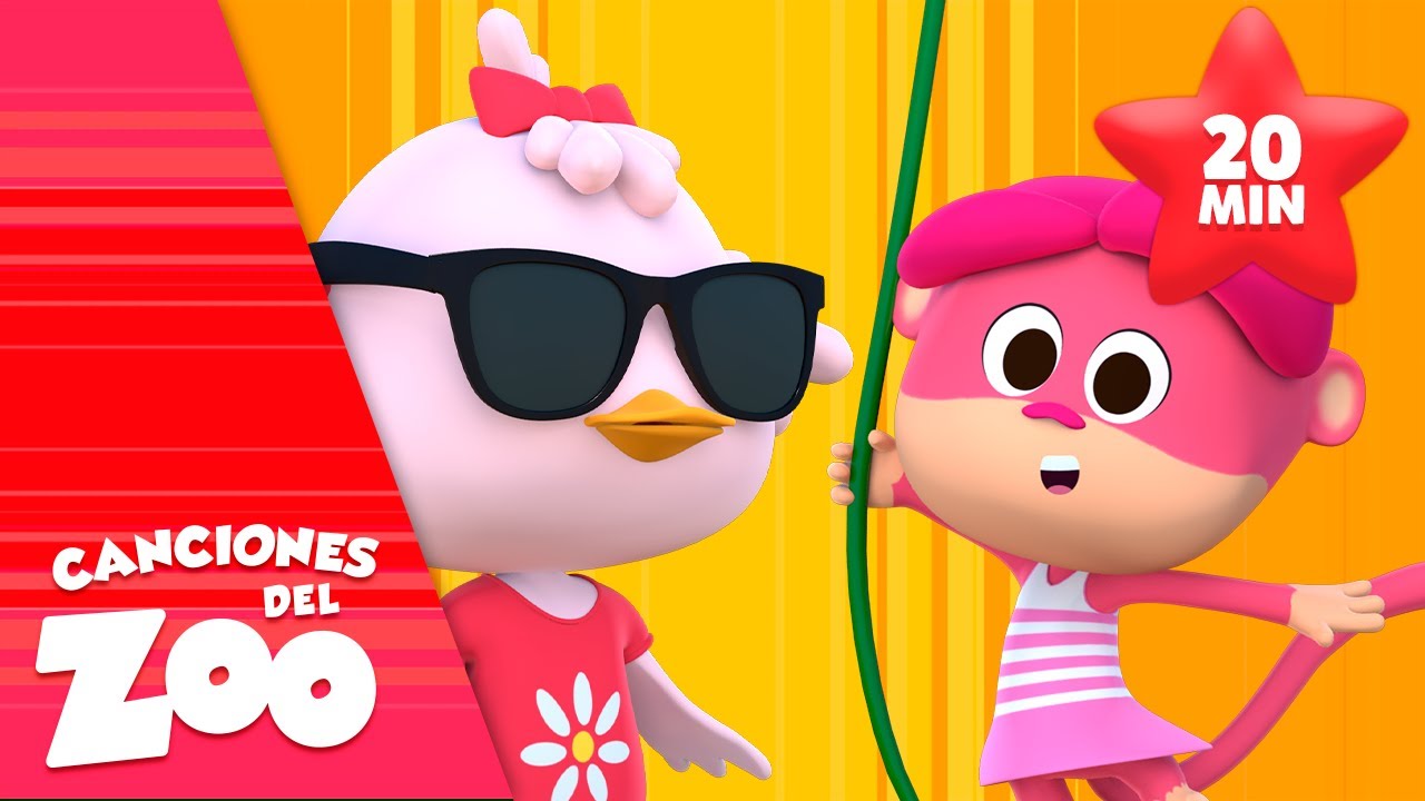 ¡La Mona Winona Vs La Patita Lulú ! ¡Lo Mejor! CANCIONES DEL ZOO 🐵 MIX🌈 ...
