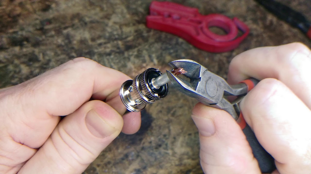 PL 259 connector using RG 213 cable installation - YouTube