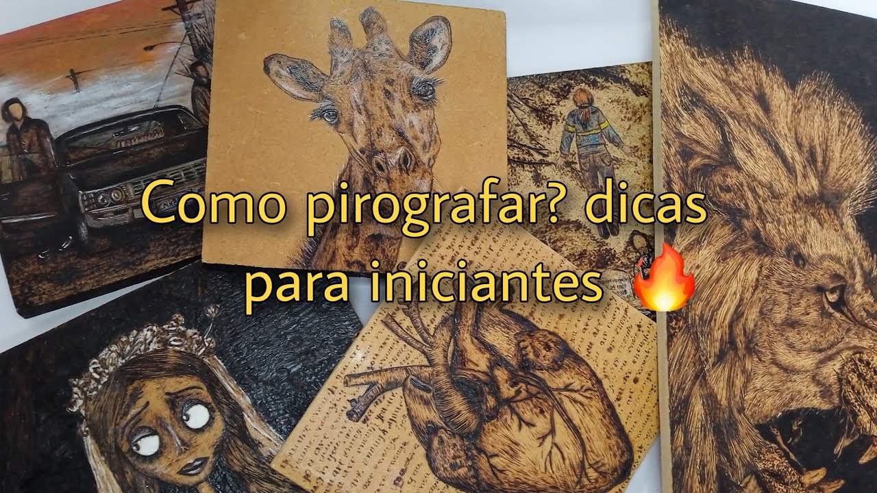 pirografia para iniciantes - como começar a pirografar - YouTube