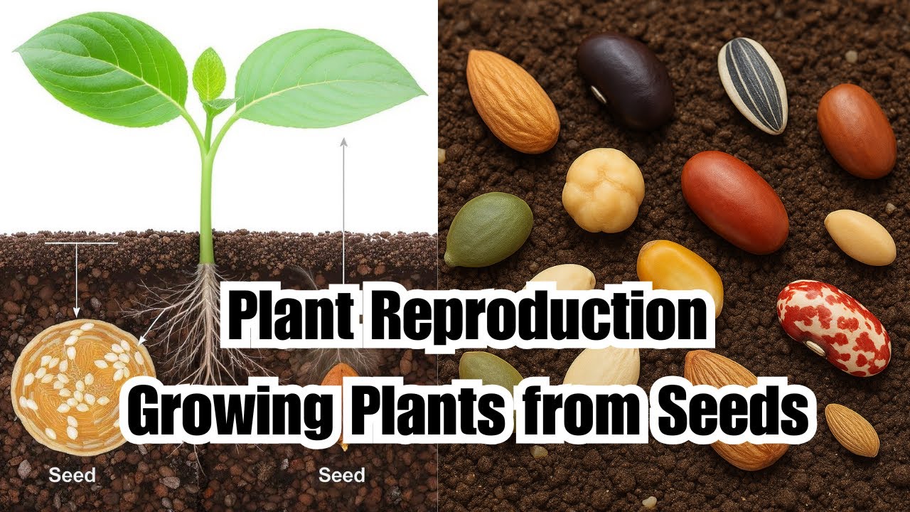 Plant Reproduction | Growing Plants from Seeds | Seed Germination, Seed ...