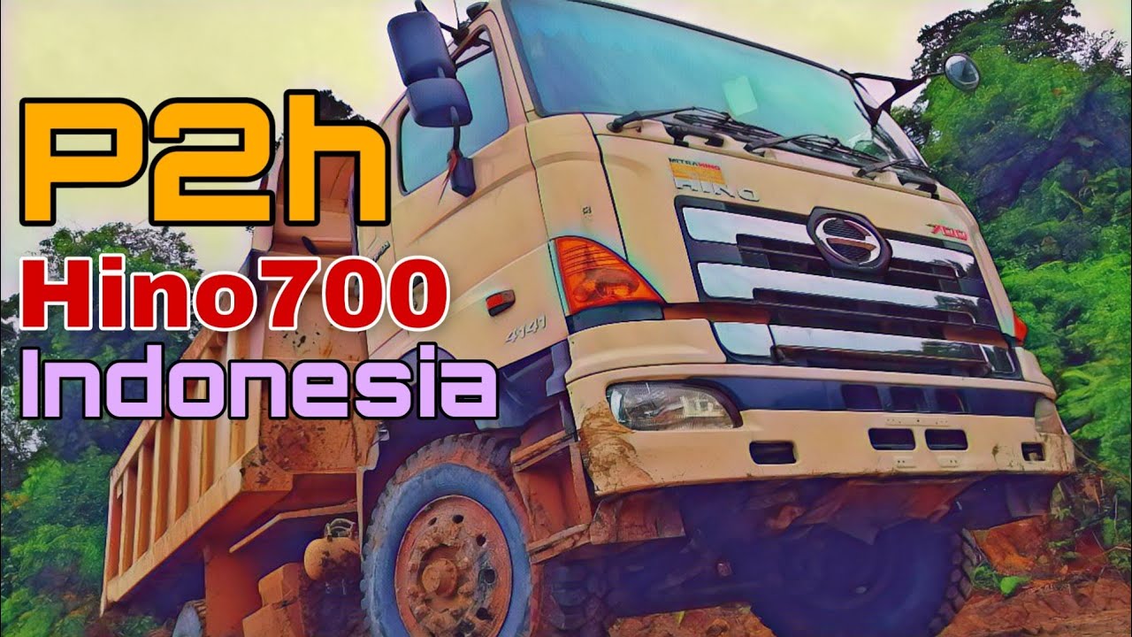 P2h dump truck tambang Hino 700 profia 4141 - YouTube