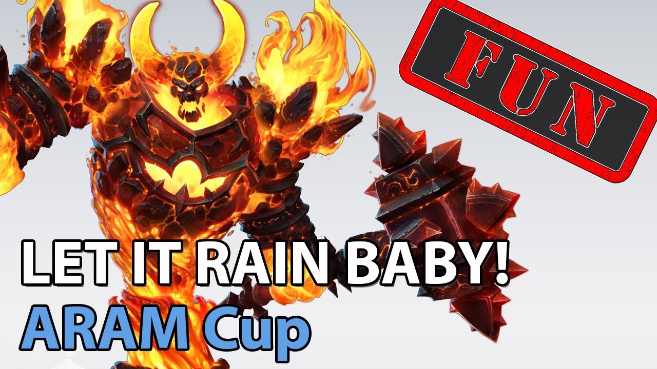 ARAM Cup - LET IT RAIN BABY! - Heroes of the Storm Brawl - YouTube