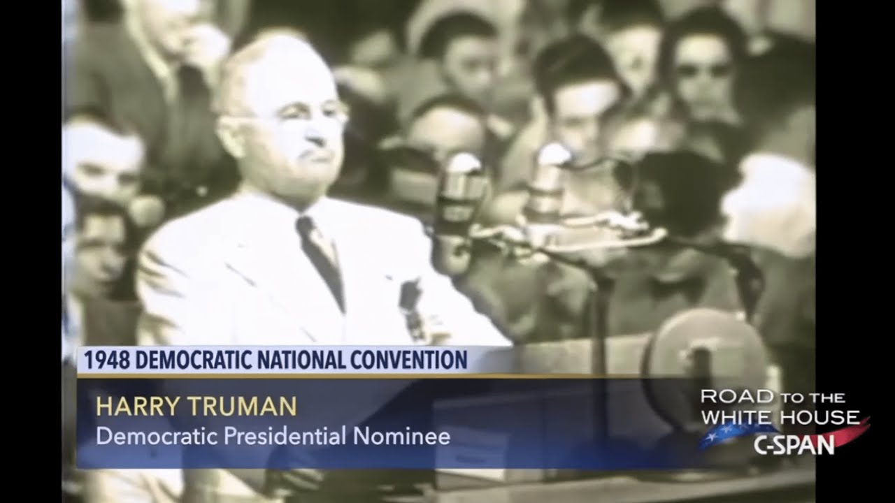 President Harry S. Truman - Full Speech to the DNC - 07/14/1948 ...