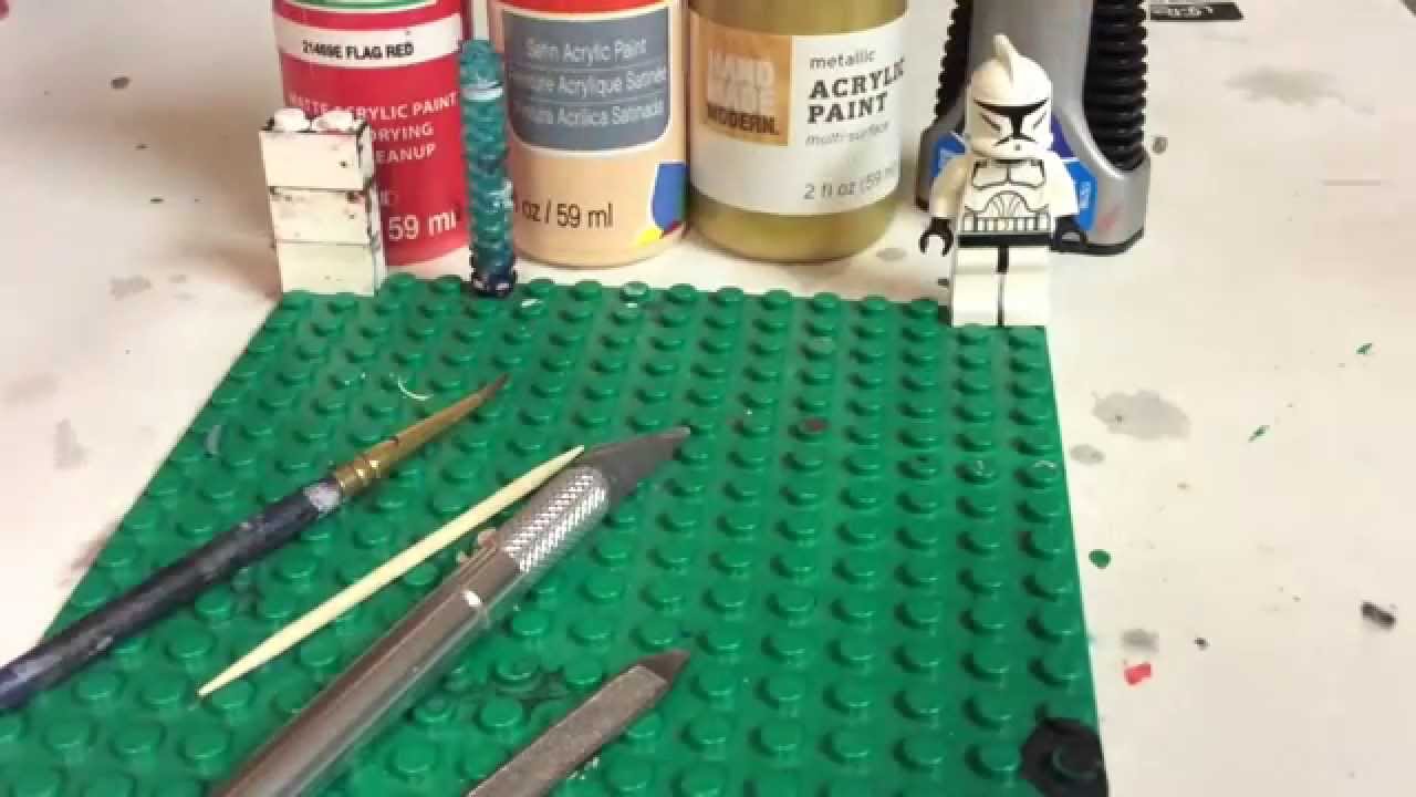 LEGO Tutorial #1 How to Start Painting - YouTube