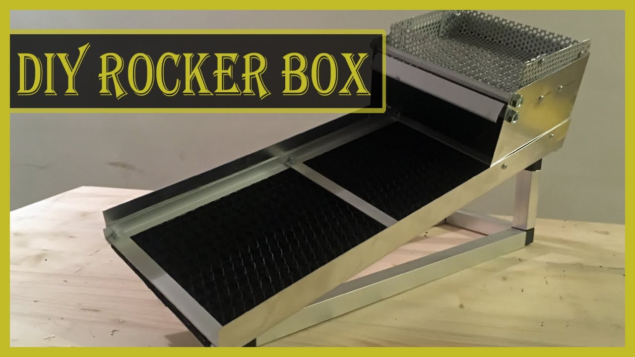 Rockerbox zum Goldwaschen selberbauen - DIY Cradle for Goldpanning ...