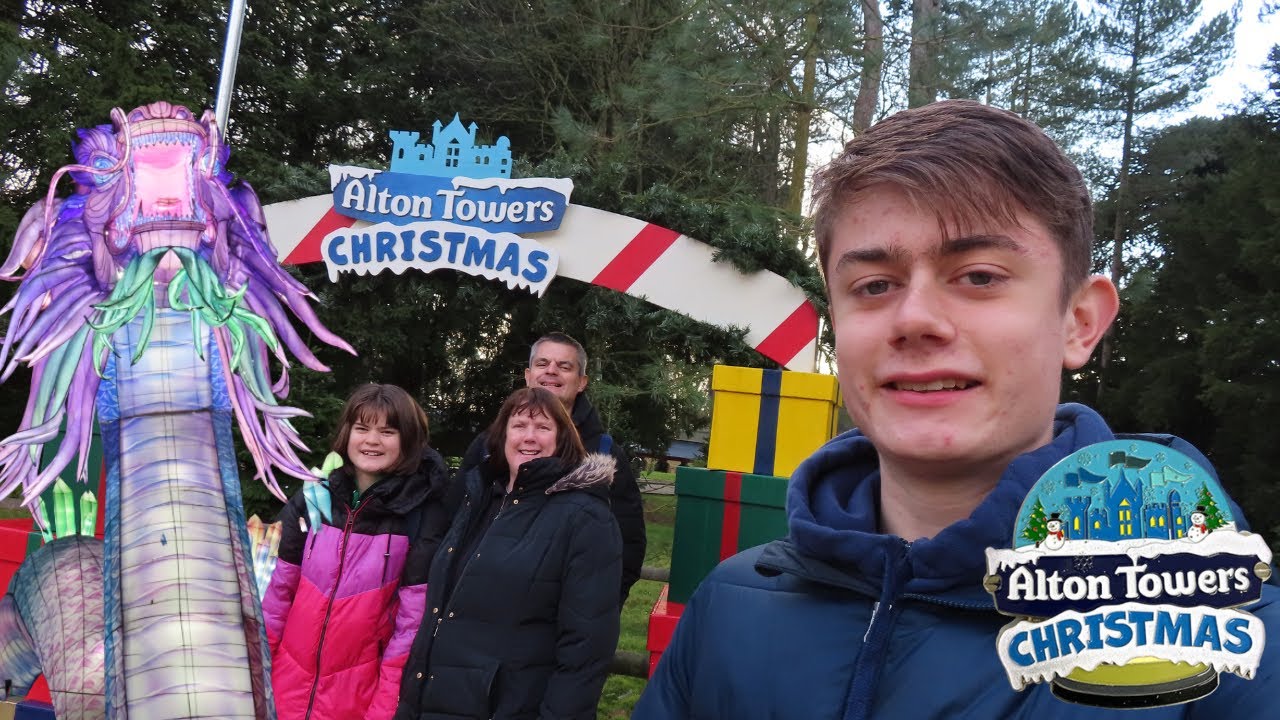 Alton Towers Rides, Christmas And Lightopia 2023 - YouTube