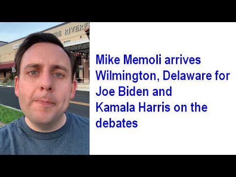 Mike Memoli arrives Wilmington, Delaware for Joe Biden and Kamala ...