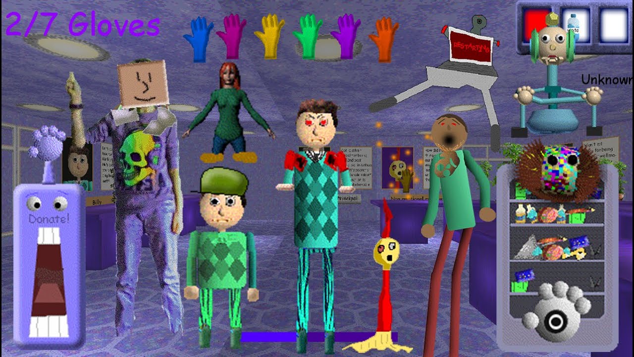 BILLY DECOMPILE MOD! Billy's Basic Educational Game [Baldi Mod] - YouTube