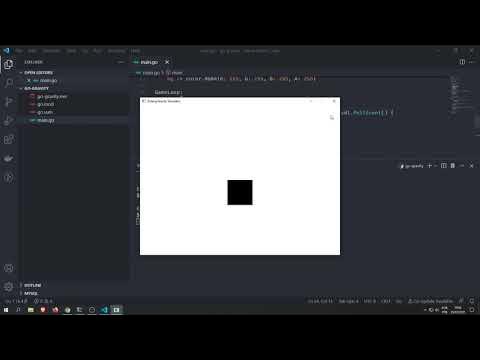 Simple Gravity Simulator with Golang and SDL2 - YouTube