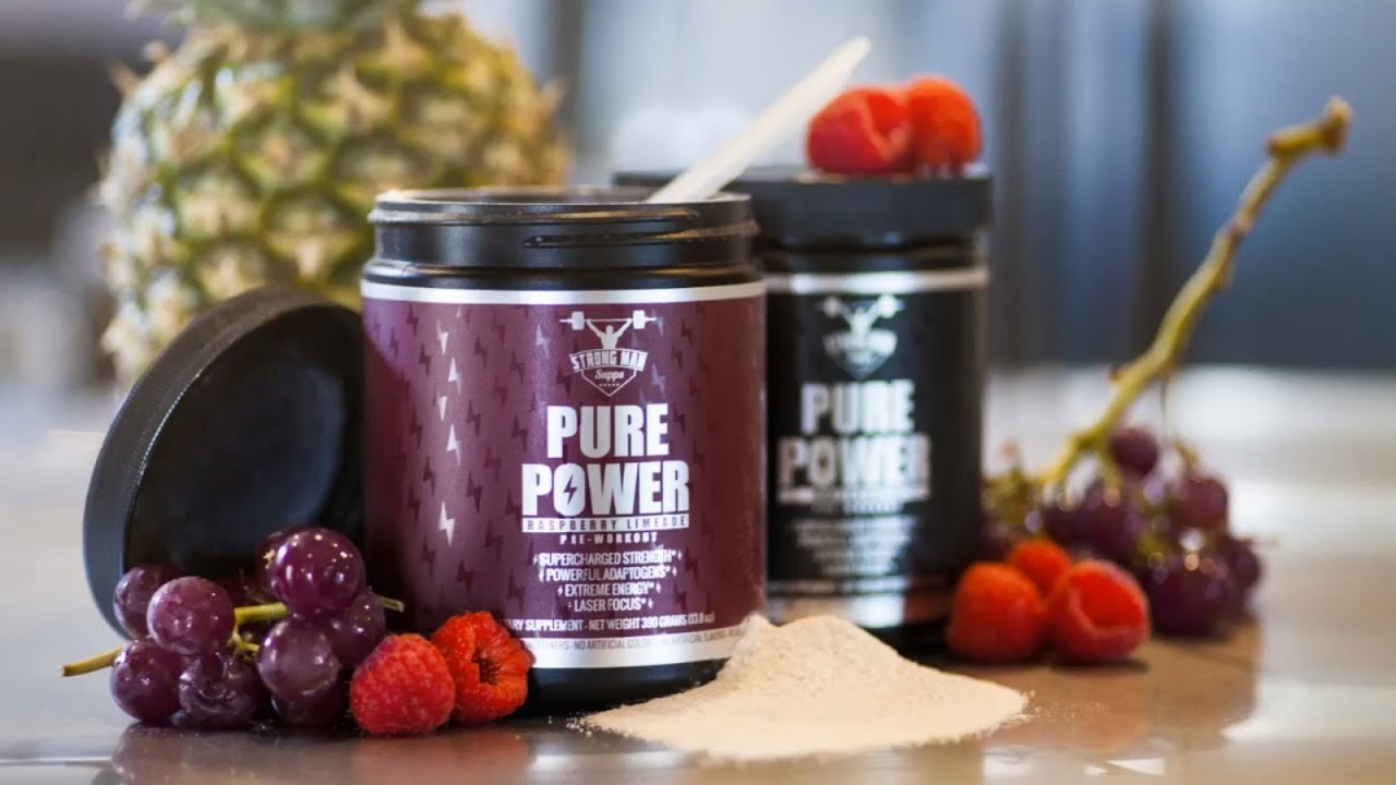 Pure Power Pre Workout - Top Natural PreWorkout - Plant Powered with ...
