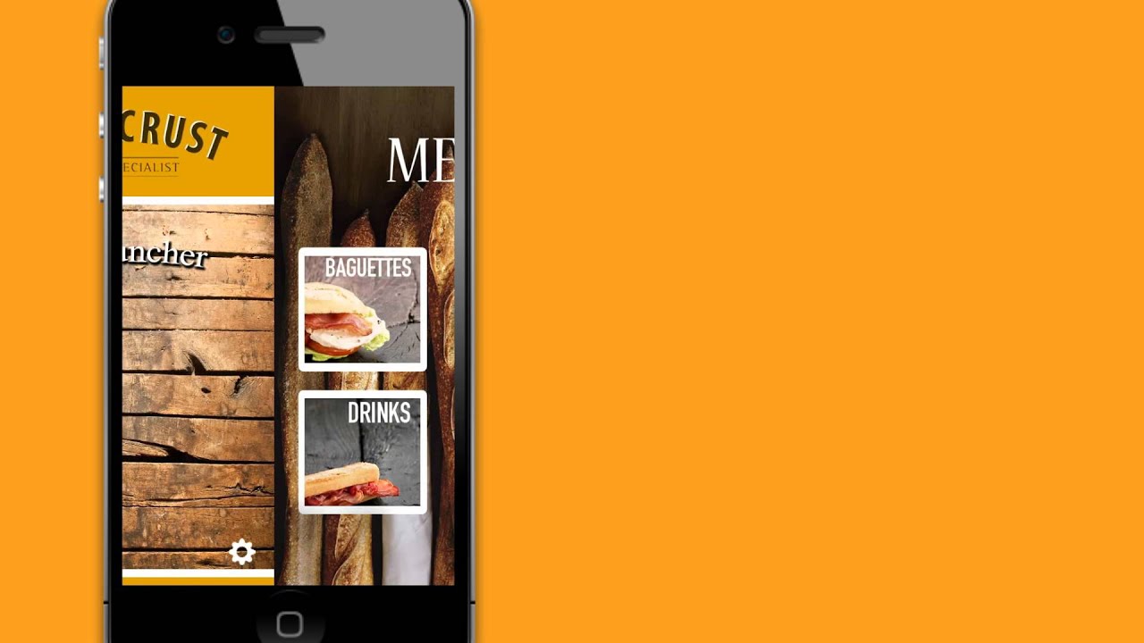 Upper crust App Demo 2 - YouTube