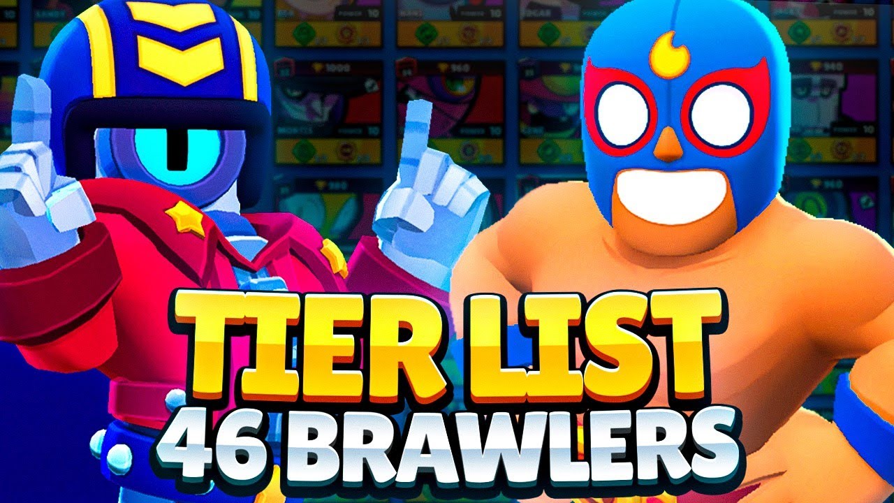 PRO Ranks ALL 46 BRAWLERS from WORST to BEST - YouTube