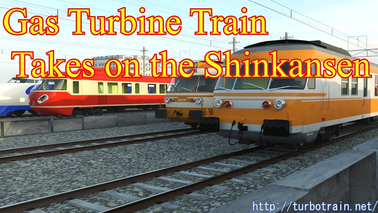 Gas Turbine Train Takes on the Shinkansen - YouTube