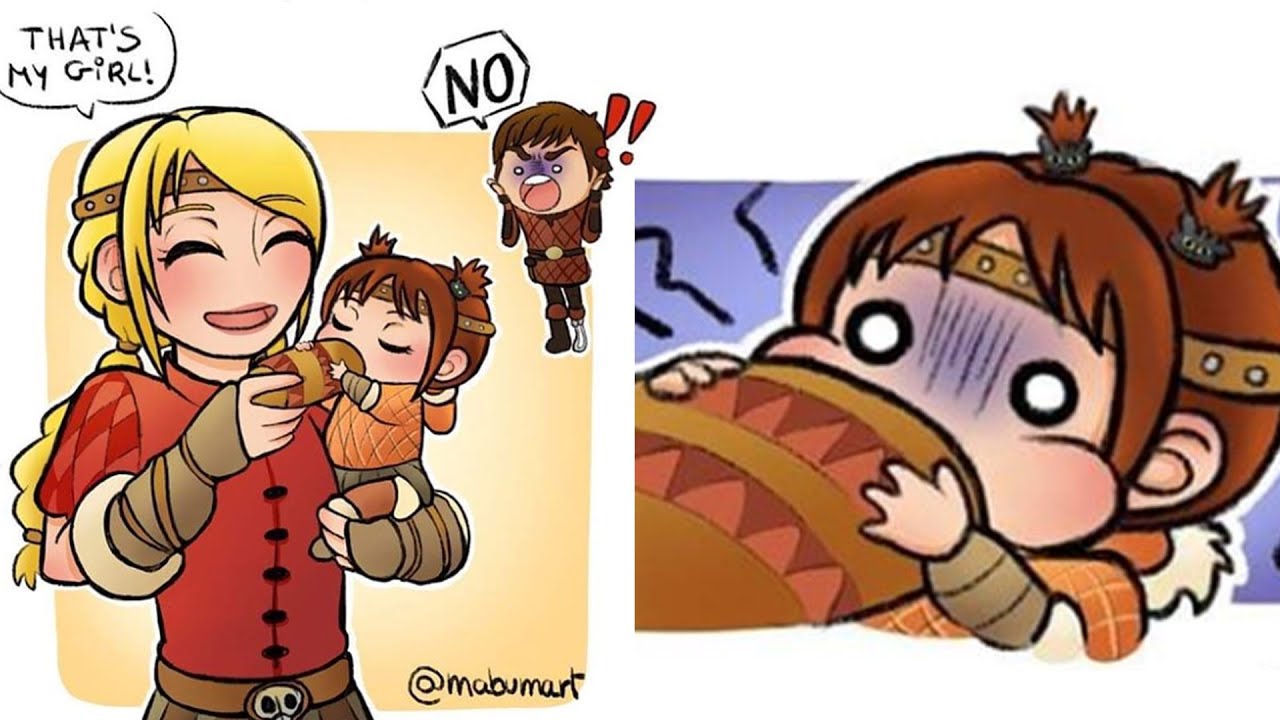 HTTYD | HTTYD Comics | Hiccstrid Comics: Story After The Wedding(p1 ...