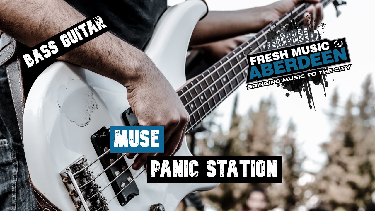 Muse - Panic Station || Bass Guitar Play Along TAB - YouTube