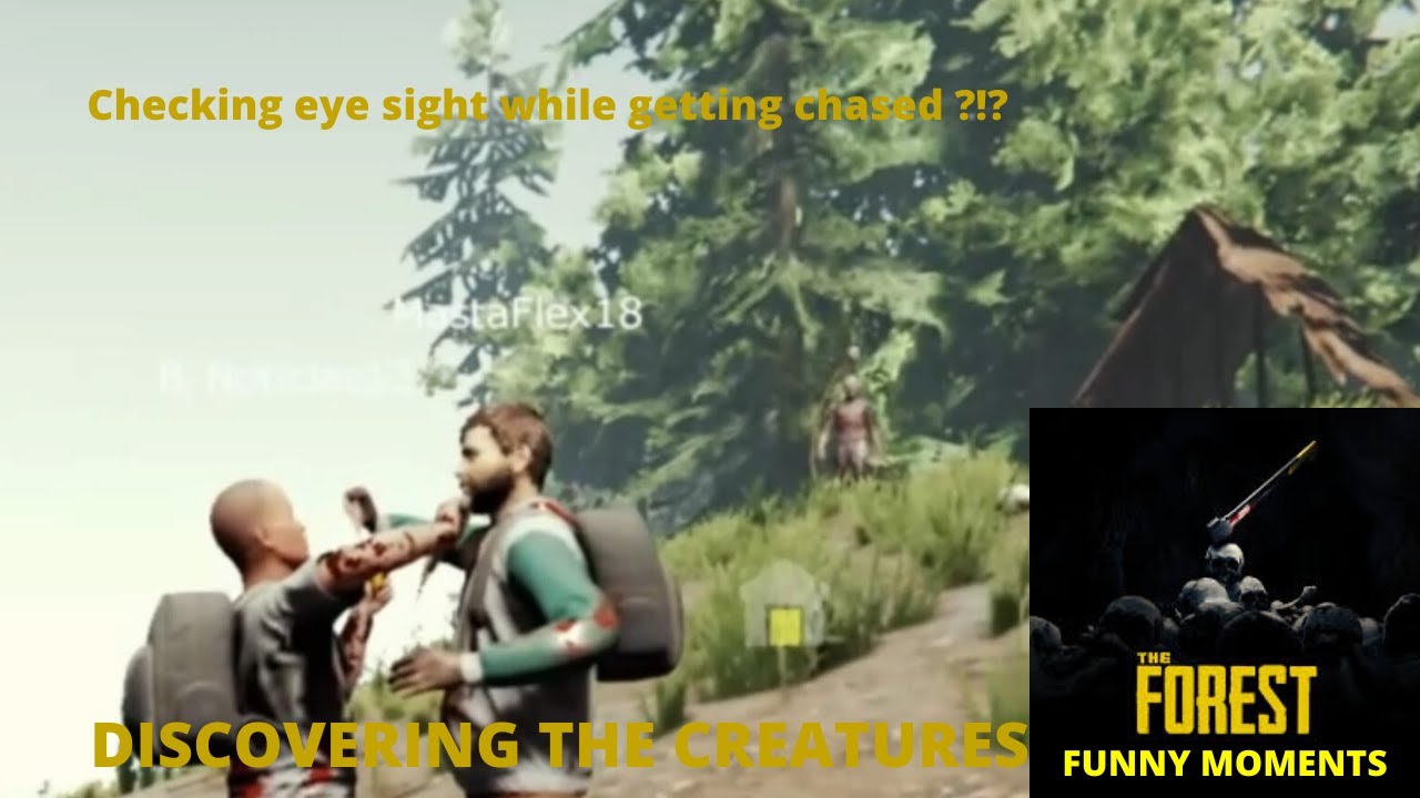 THE FOREST ~ FUNNY MOMENTS V1 - DISCOVERING THE CREATURES - YouTube