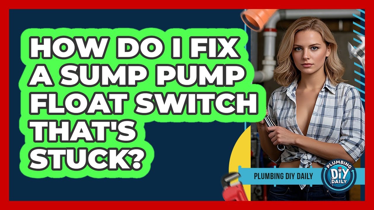 How Do I Fix A Sump Pump Float Switch That's Stuck? - Plumbing DIY ...