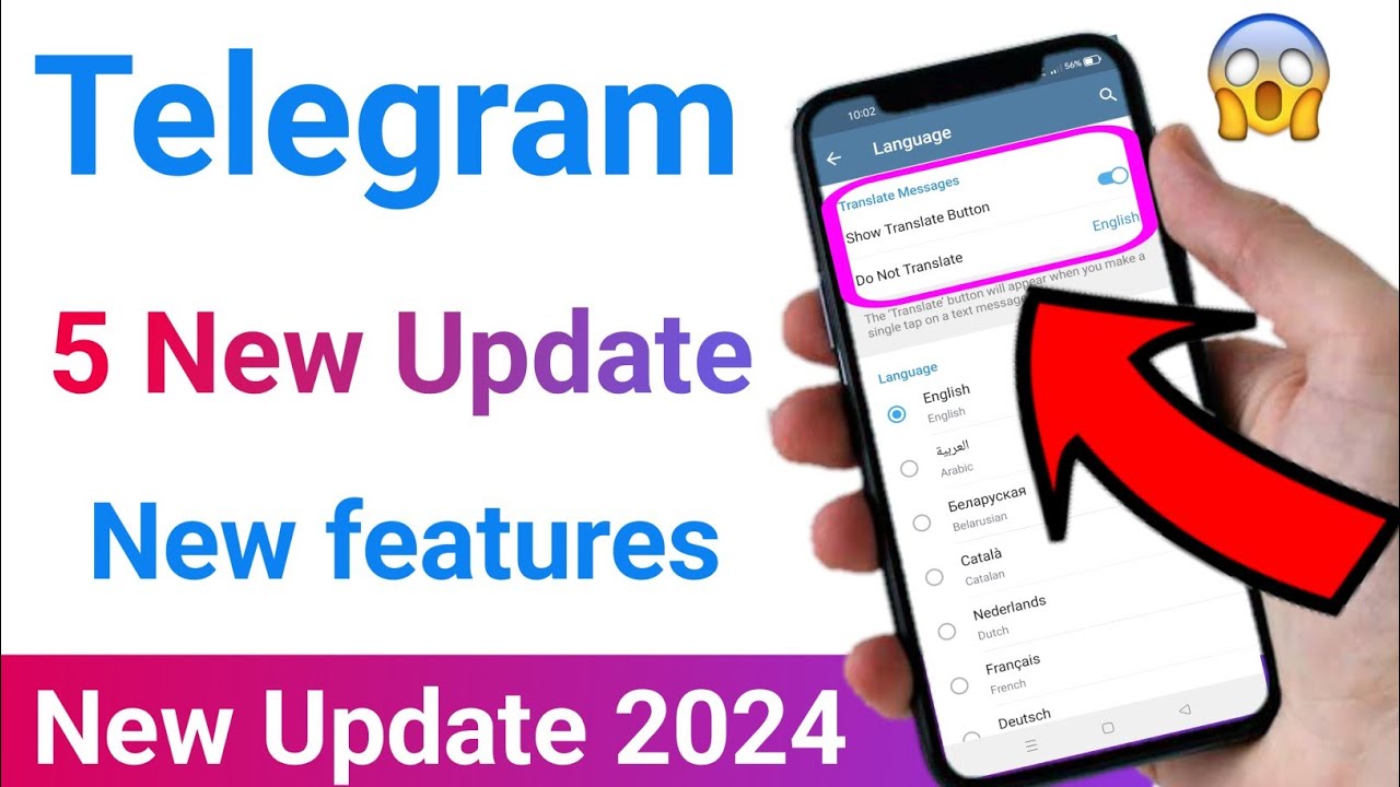 Biggest Update In Telegram. Telegram 5 New Features 2024 Telegram ...