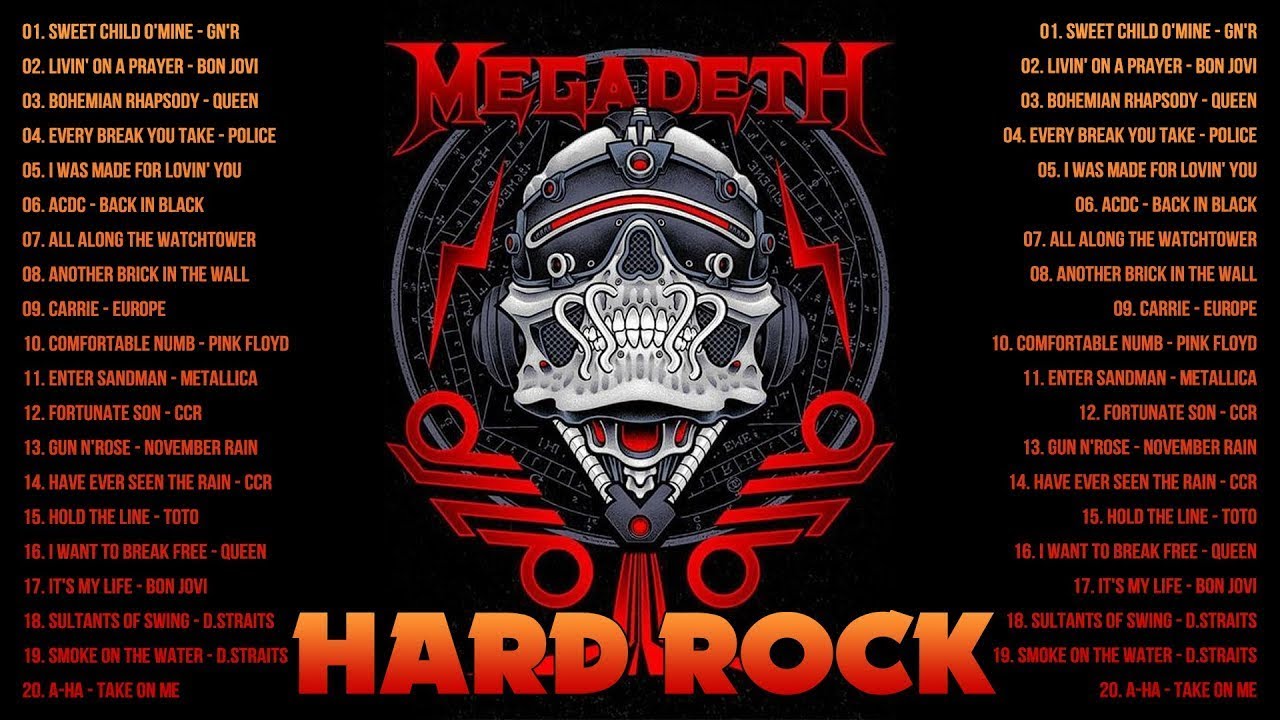 Hard Rock Hard Rock Songs Collection 💥 Hard Rock Of 80's and 90's - YouTube