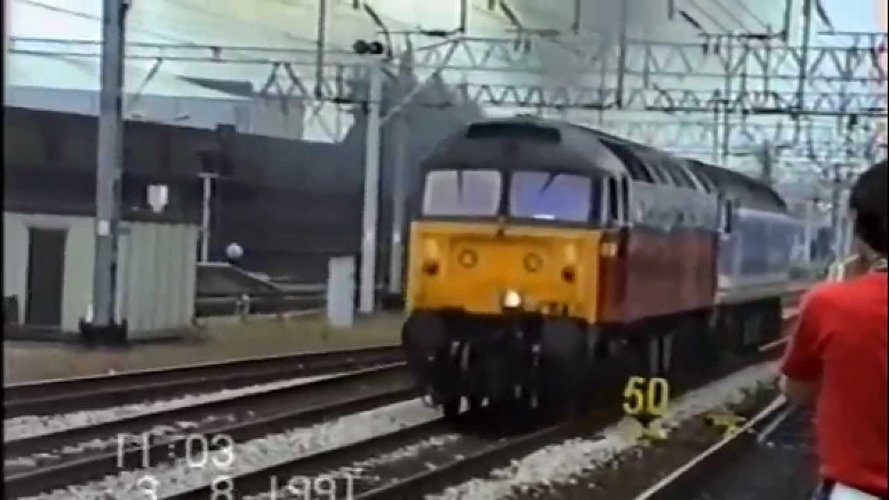 Trains In The 1990s - YouTube