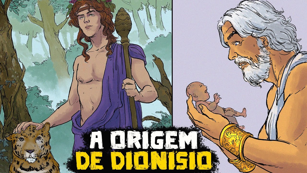 A incrível origem de Dionísio - Mitologia Grega em Quadrinho - Foca na ...