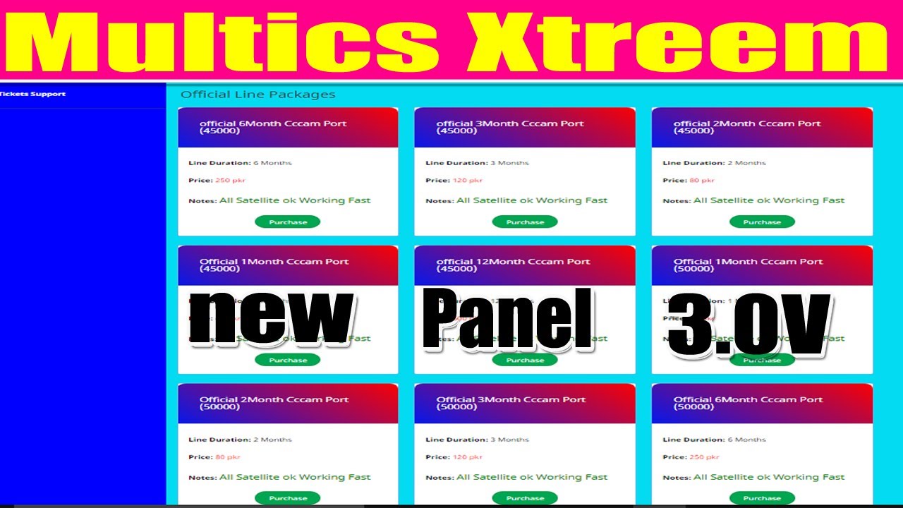 Multics Xtreem Panel New 3 0V 2020 full channel open - YouTube