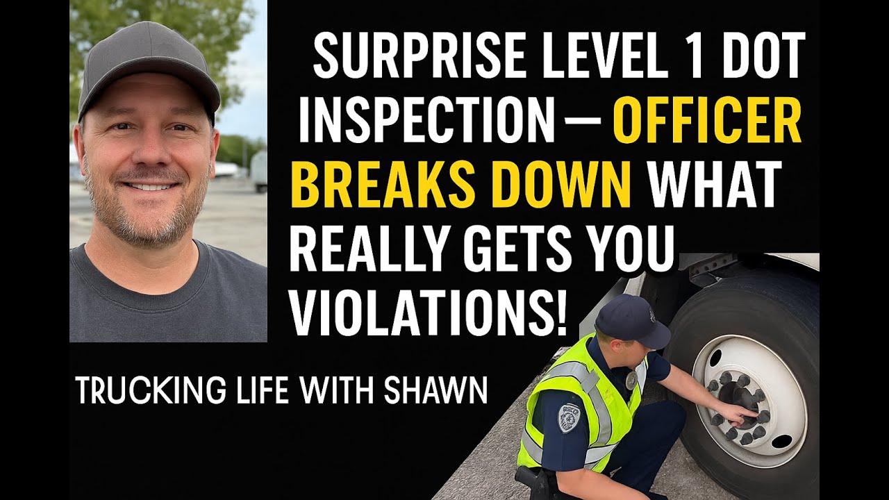 “Surprise Level 1 DOT Inspection — Officer Breaks Down What Really Gets ...