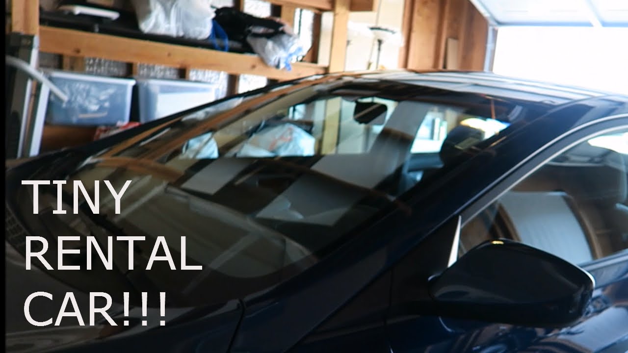TINY RENTAL CAR!!! - YouTube