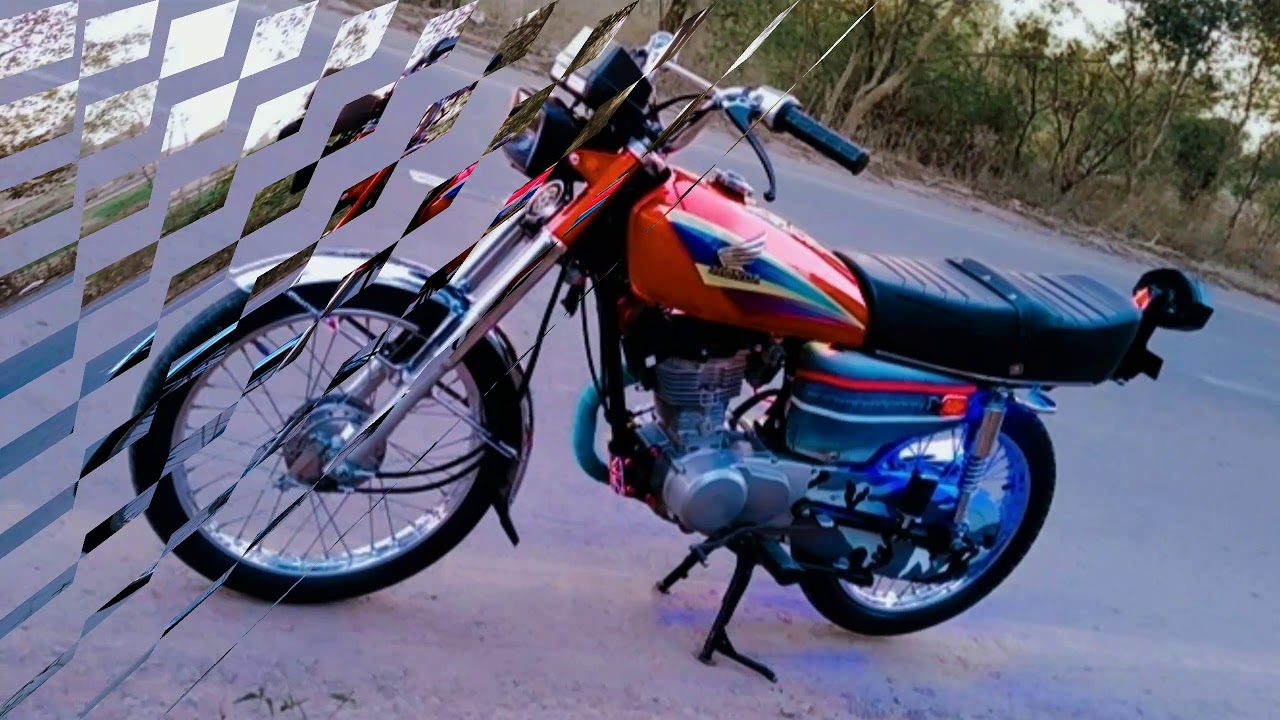 Honda 125 Modified Famous Tik Tok Bikes Awais Ahmad 106 - YouTube