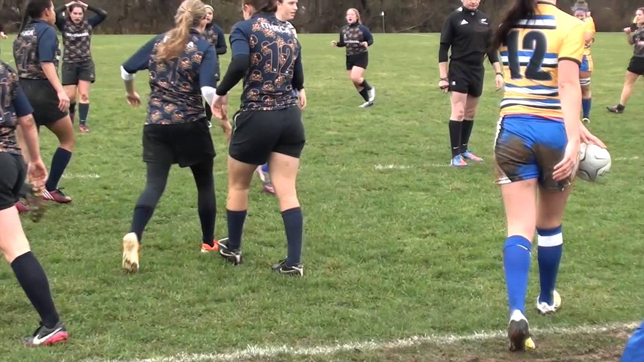 NDC Women's Rugby vs Shippensburg and Ithaca - YouTube