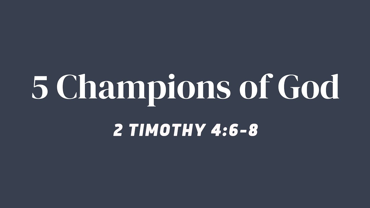 5 Champions of God - YouTube
