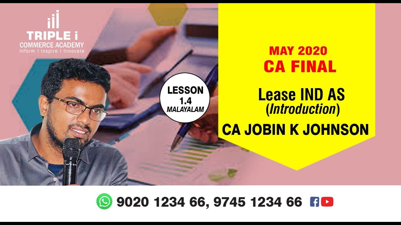 Ind AS 116 Lease L1 4 Introduction CA Final CA Jobin K Johnson ind-as-116-lease-l1-4-introduction-ca-final-ca-jobin-k-johnson