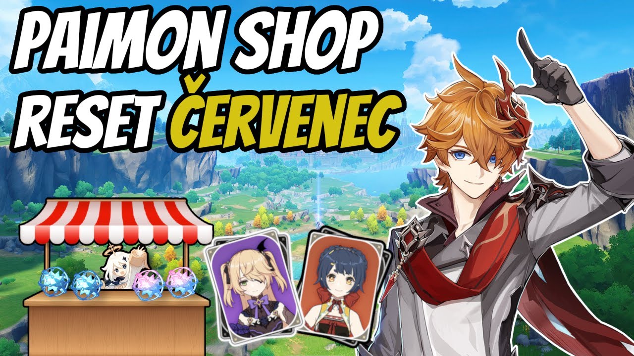 Genshin impact - Paimon shop: červenec - [CZ] - YouTube