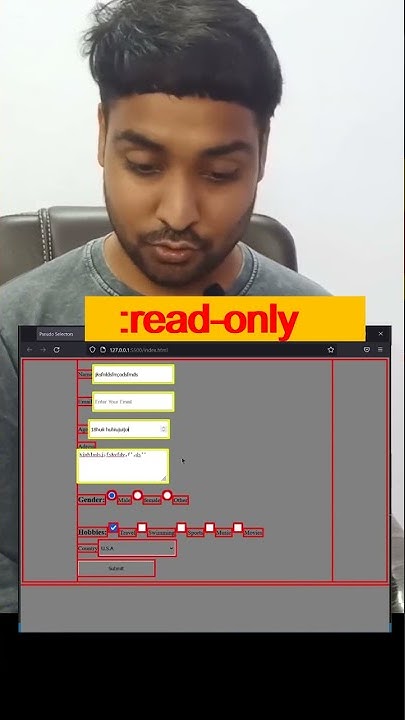 :read-only Selector | CSS3 - YouTube