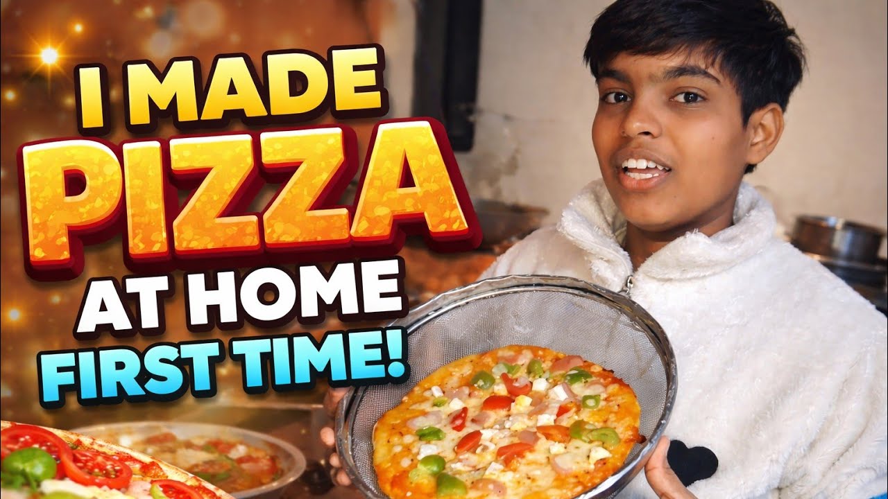 I Made Pizza at Home for the First Time 🍕 | Homemade Pizza Recipe - YouTube